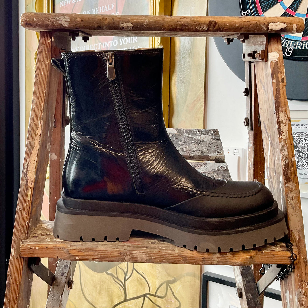 PHIL GATIER BY REPO rubber sole boots – To Be Continued Preloved
